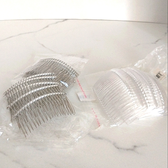 Accessories | New Bundle Of Plastic Metal Combs 1 Of Each | Poshmark
